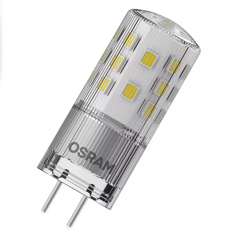 Osram LED GY6.35 4.5-40W 2700K 12V AC/DC dimbaar Osram LED GY6.35 4.5-40W 2700K 12V AC/DC dimbaar